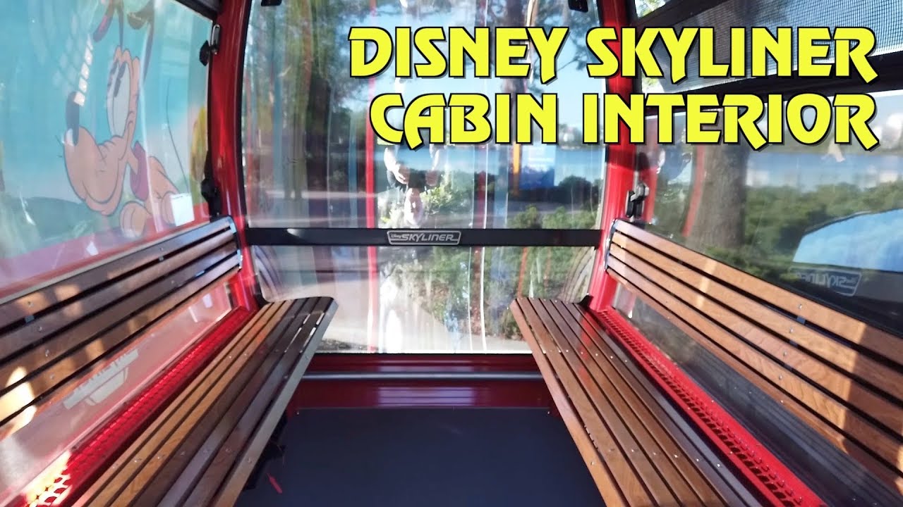 Inside the Disney Skyliner Cabins - YouTube