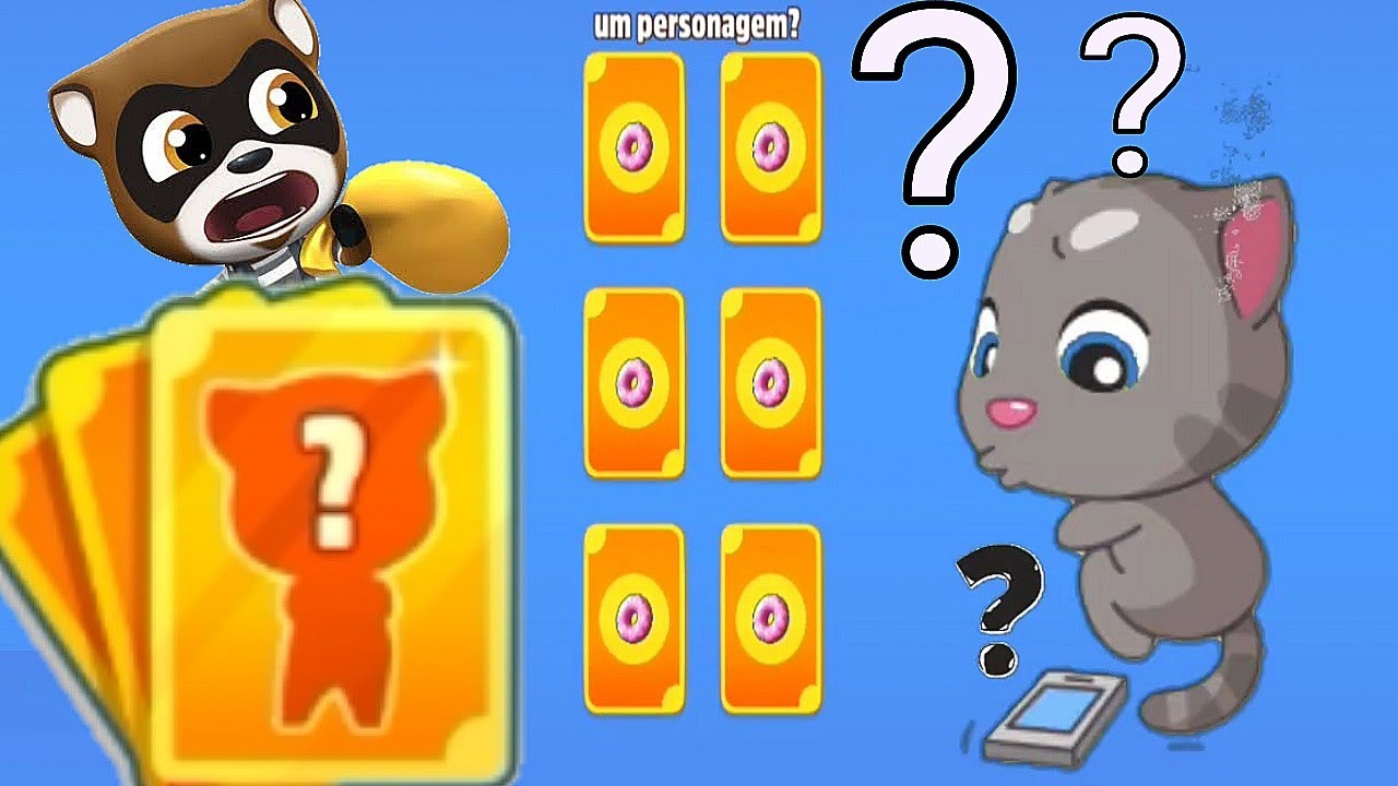 Talking Tom Gold Run Lucky Cards Gameplay Android ios - YouTube