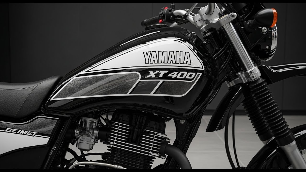 Yamaha XT 400 Full 360° Reveal –8K Showroom Detail Shots - YouTube