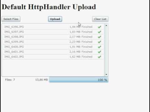 Silverlight Multi File Uploader - YouTube