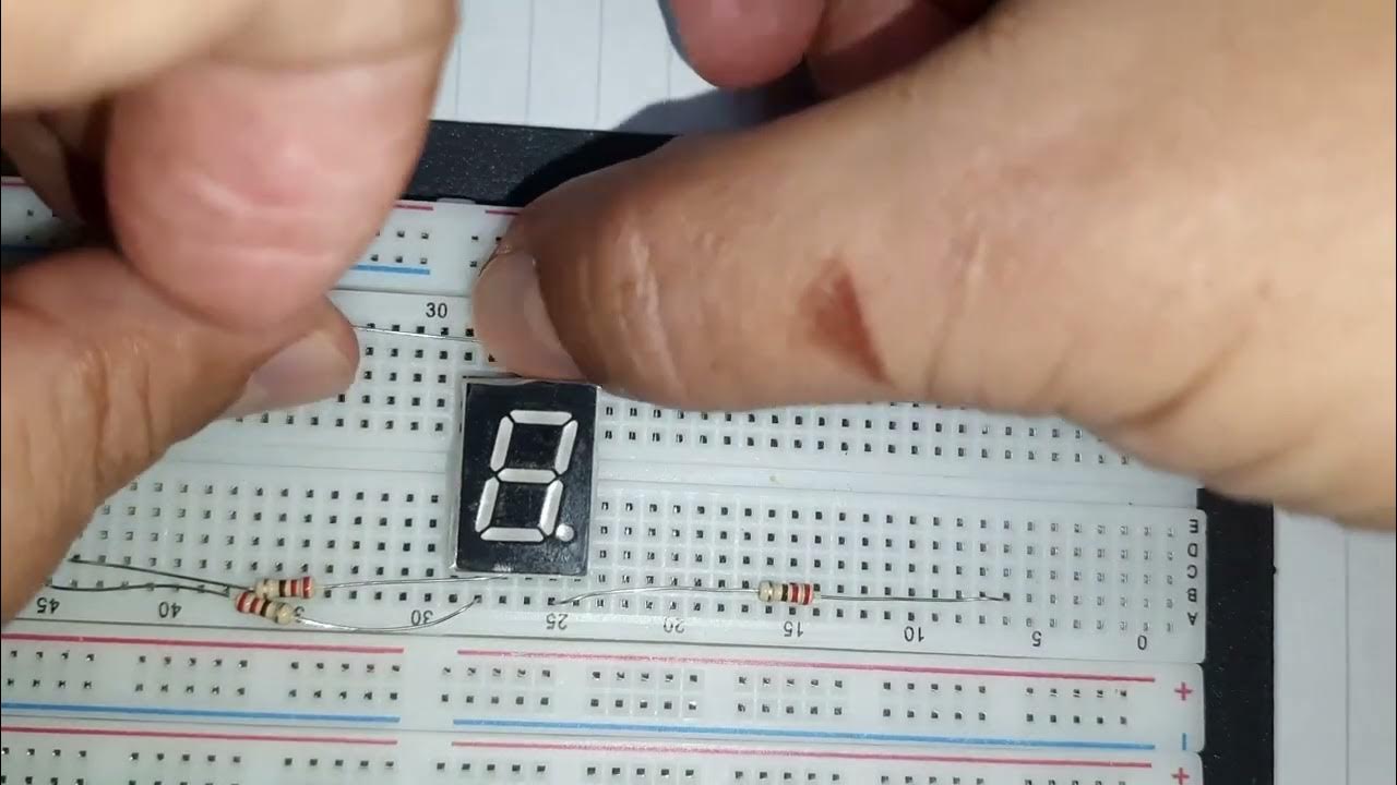 TReND Open Labware Series 6 (اردوينو): Seven segment display using case switch. - YouTube