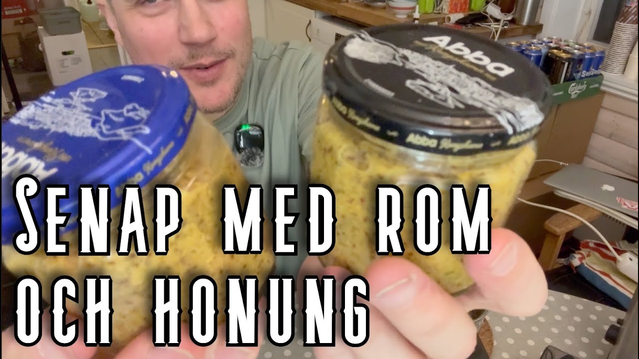 Gör en egen senap med smak av mörk rom och honung - YouTube