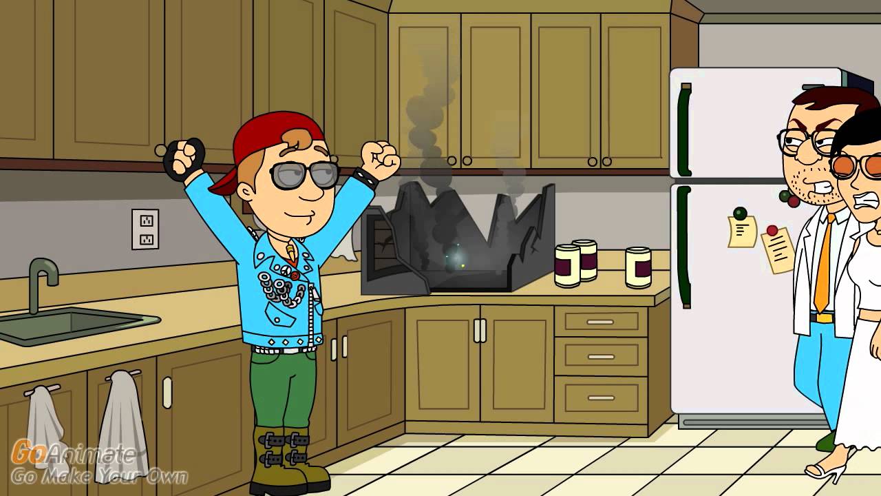 Christopher Blows Up A Microwave And Gets Grounded - YouTube