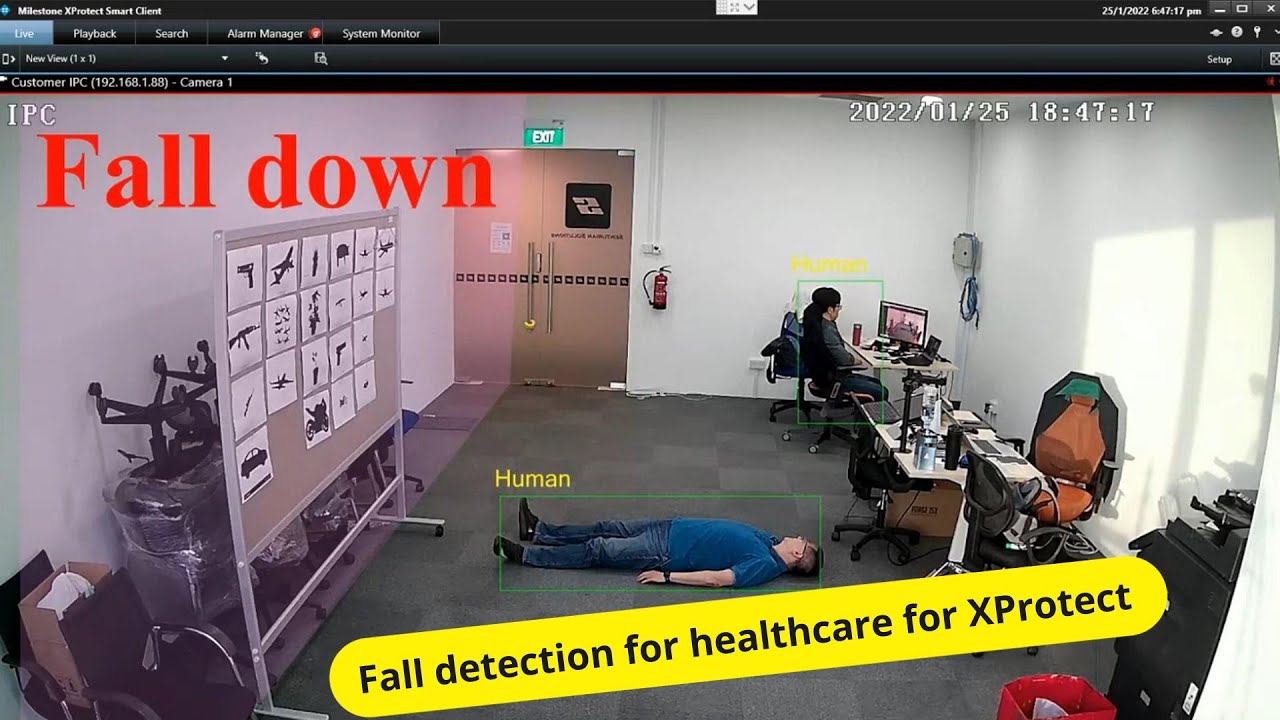 Senturian Fall Detection for Healthcare - YouTube