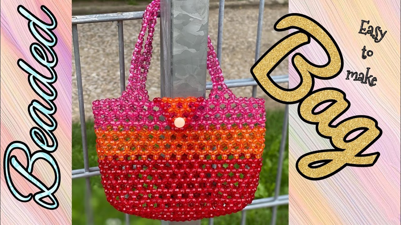 Beaded Bag - Beading - Beads Craft - How to Make DIY (Beginner friendly ...