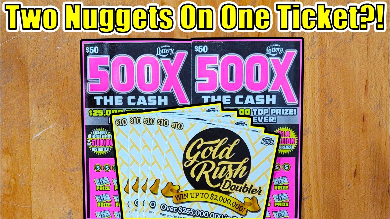 🔥HUGE WIN On GoldRush Doubler!!🔥 500X The Cash - Florida Lottery ...