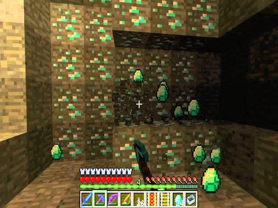 Minecraft: Huge Diamond Wall - YouTube