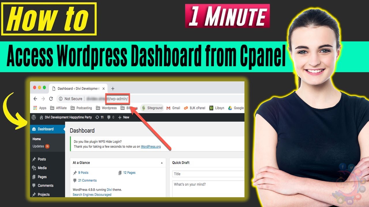 How To Access Wordpress Dashboard From Cpanel 2022 YouTube How To Access Wordpress Dashboard From Cpanel 2022 YouTube