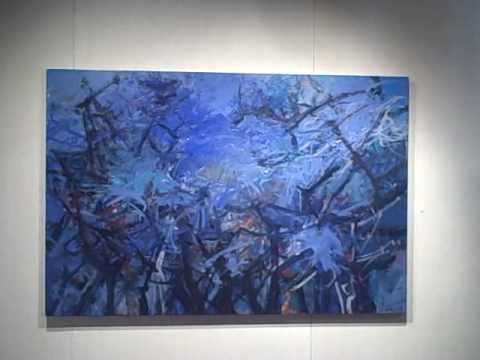 RICK VIAN NEW PAINTINGS AT ROBERT KIDD GALLERY 2 - YouTube