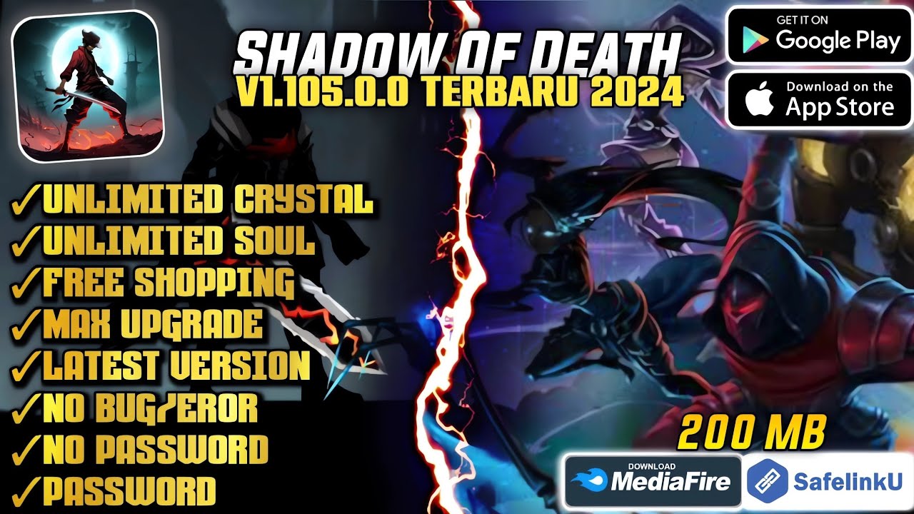 Shadow Of Death Mod Apk Terbaru 2024 1.105.0.0 || No Password - YouTube