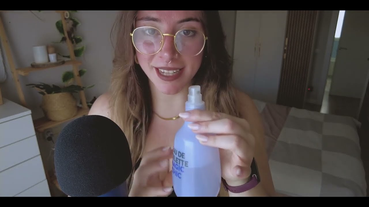 ASMR my Fragrance Collection + soft spoken & tapping (español) - YouTube