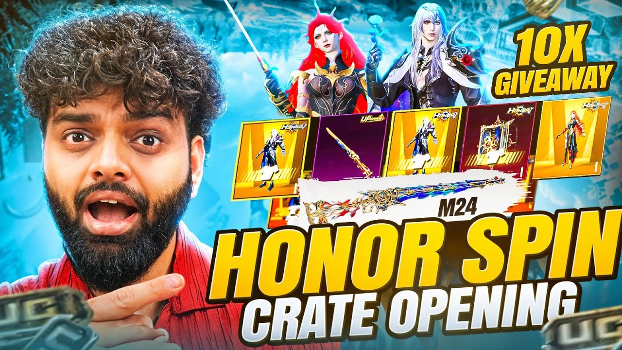 10 RP Giveaways Only🔥Honor Spin Crate Opening Sab Milega? Part II - YouTube