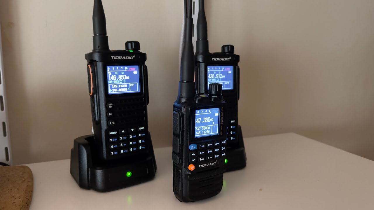 TIDRADIO TD-H3 & TD- H8 with Surcom SW-102 Watt, SWR, Freq. Meter - YouTube