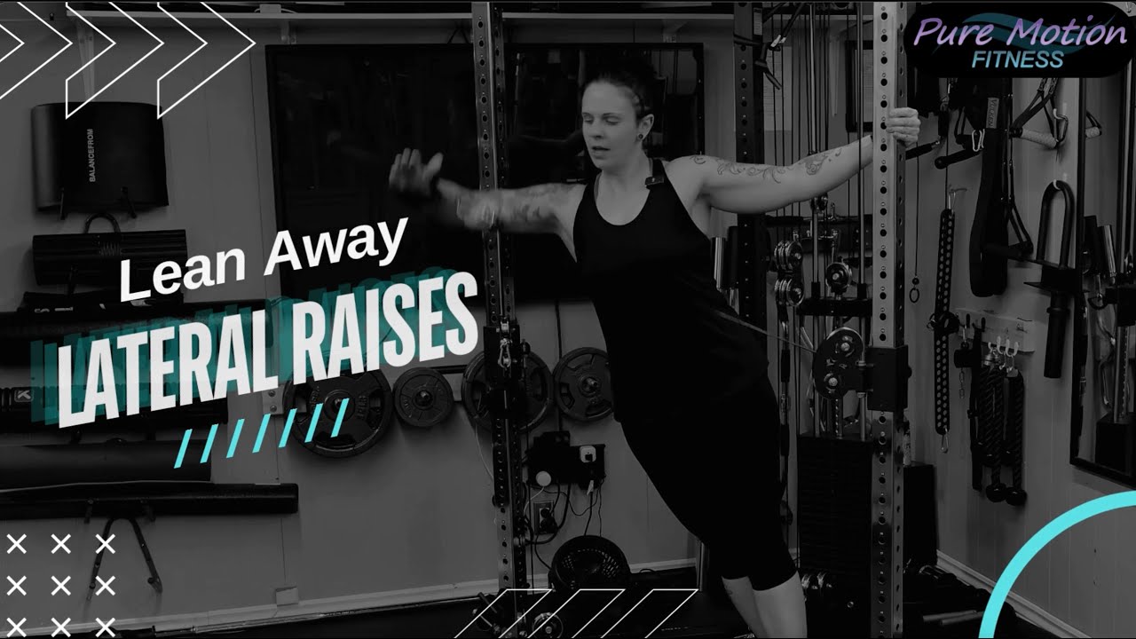 Lean Away Cable Lateral Raises - YouTube
