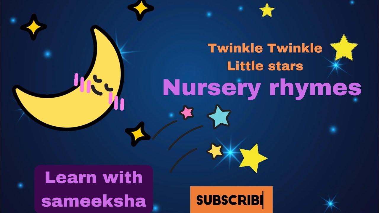twinkle twinkle, popular Nursery rhymes#learn with sameeksha#youtube# ...