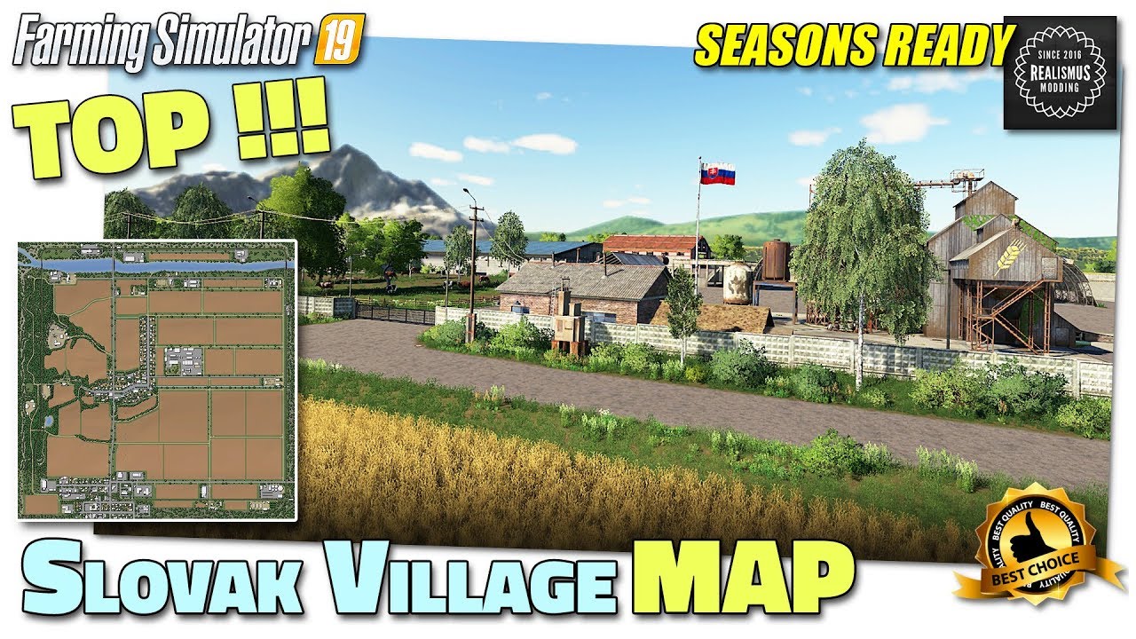 FS19 | MAP "Slovak Village" v1.0.1 (update) - review - YouTube