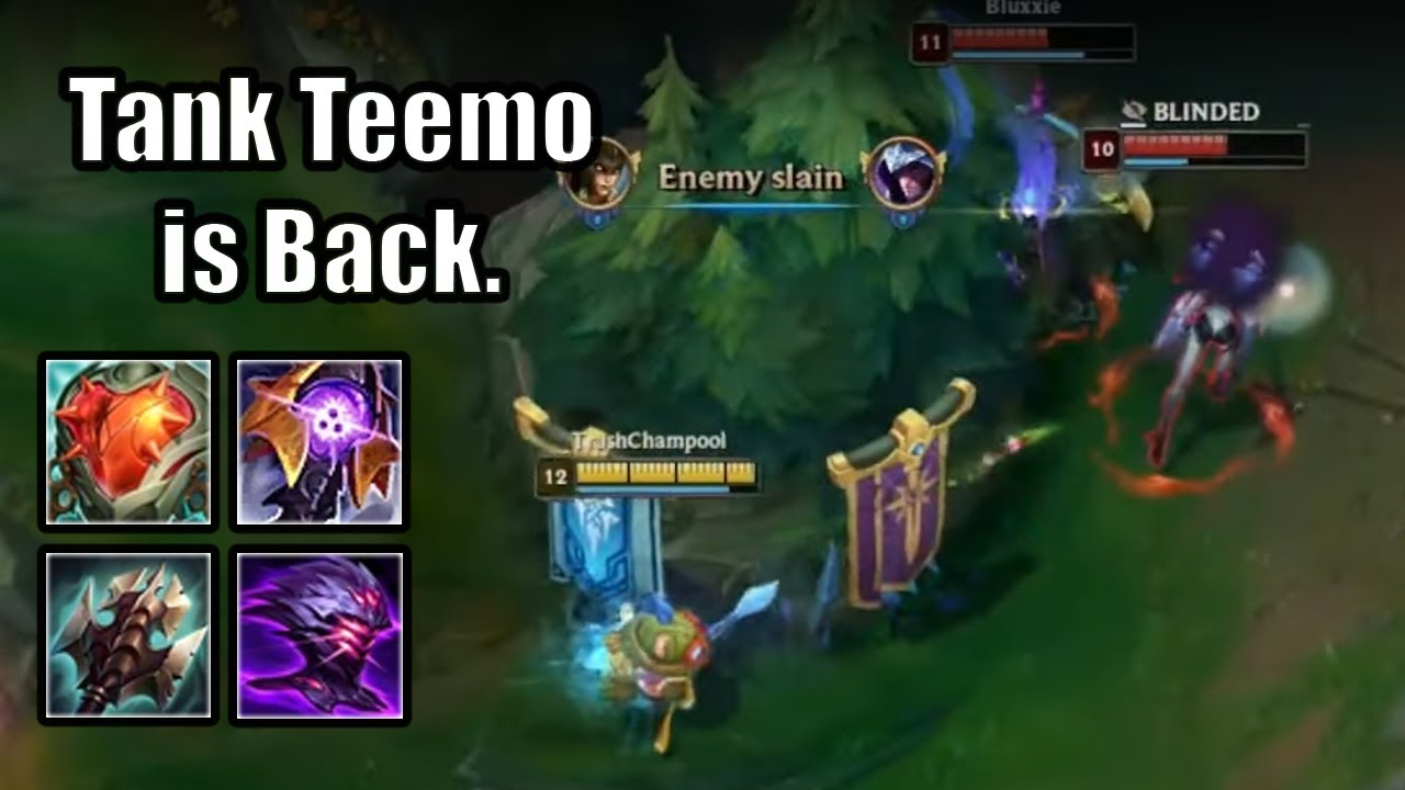Tank Teemo Carries the Game: Teemo vs TahmKench (try hard) [Full Match ...