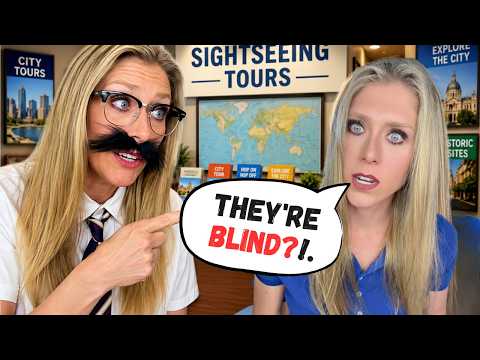 POV: Giving a tour to Blind people