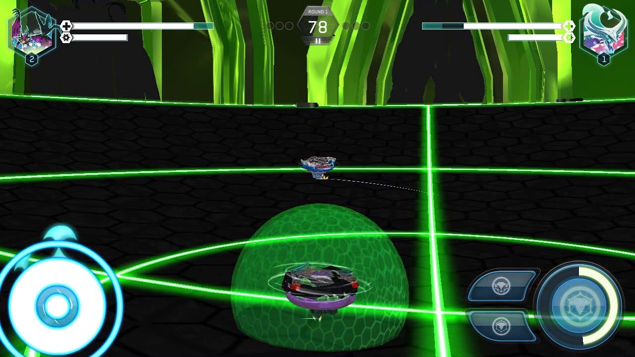 Beyblade Burst App Battle - Kinetic Satomb S3 vs Nightmare Luinor L3 ...