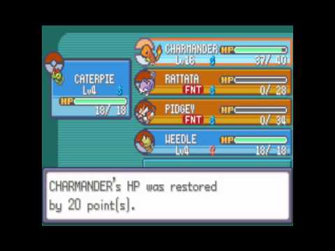 Pokemon Fire red playthrough part 4: The first gym leader: BROCK - YouTube