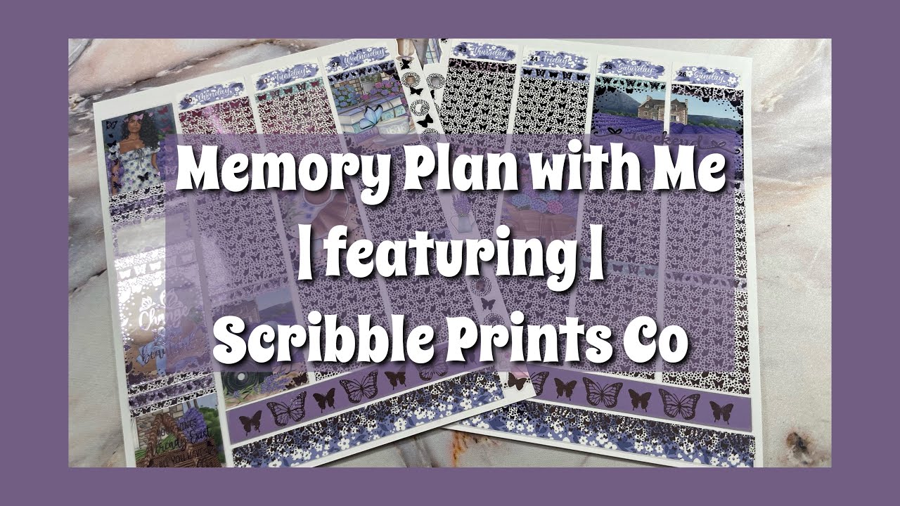 Memory Plan with Me | featuring | Scribble Prints Co - YouTube