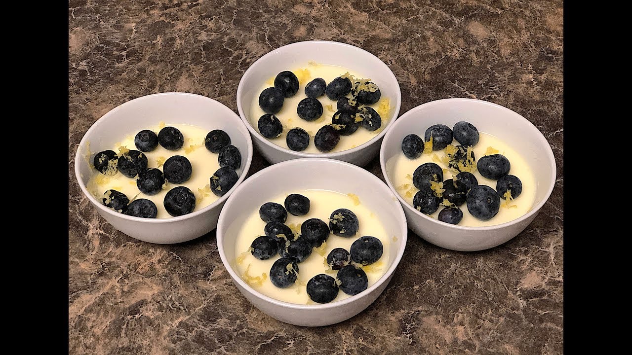 Paul McCartney SPECIAL!! Lemon Posset with Blueberries - YouTube