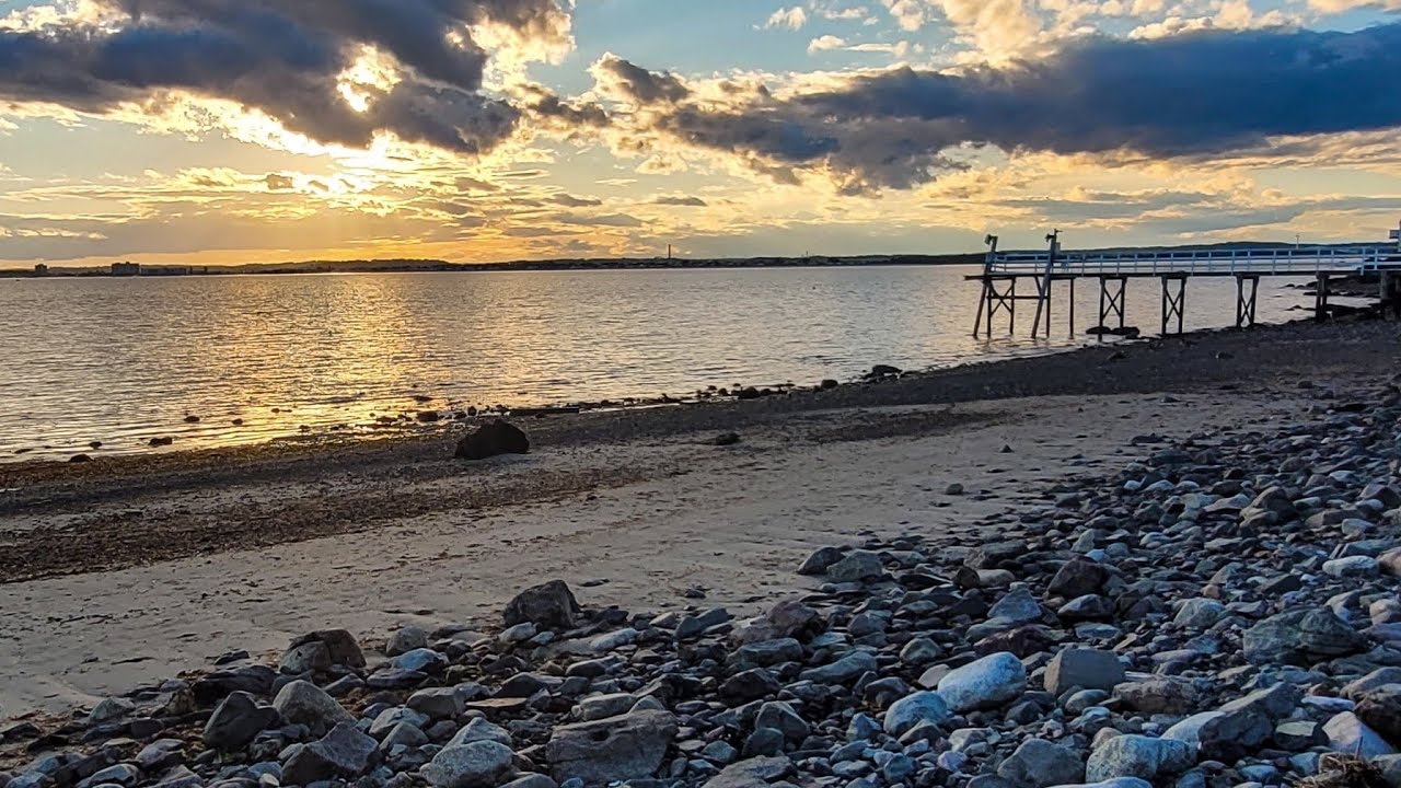 Sunset ASMR sounds waves meditation sleep |4k ultra HD Beautiful ...