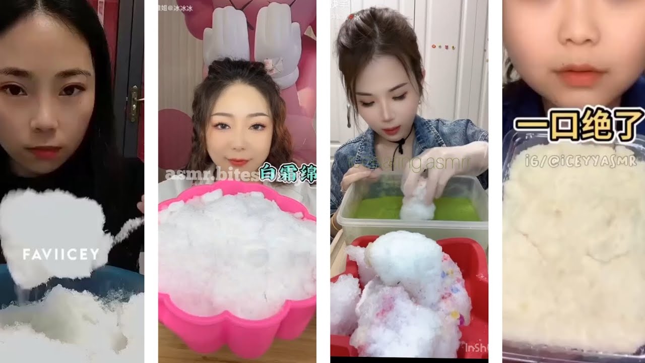 very squeaky ice eating | squeaky | just bites and full videos - YouTube