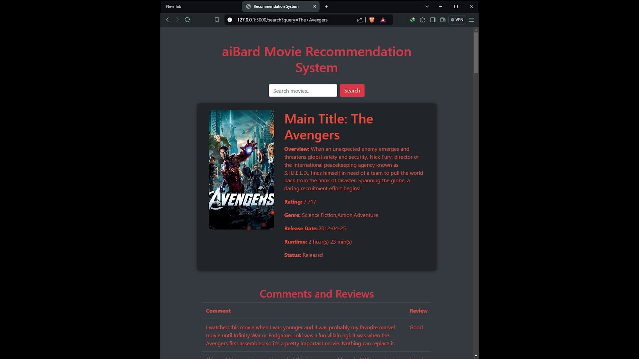 Machine Learning: Movie Recommendation system - Full stack - YouTube