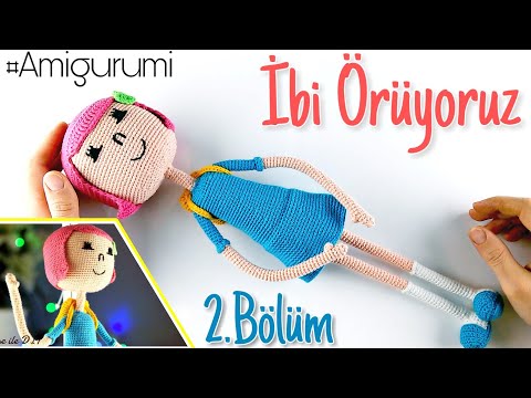 Örme Kız Bebek Yapımı - Peruk Saç Yapılışı (Amigurumi  Örgü Bebek İbi) 2/6
