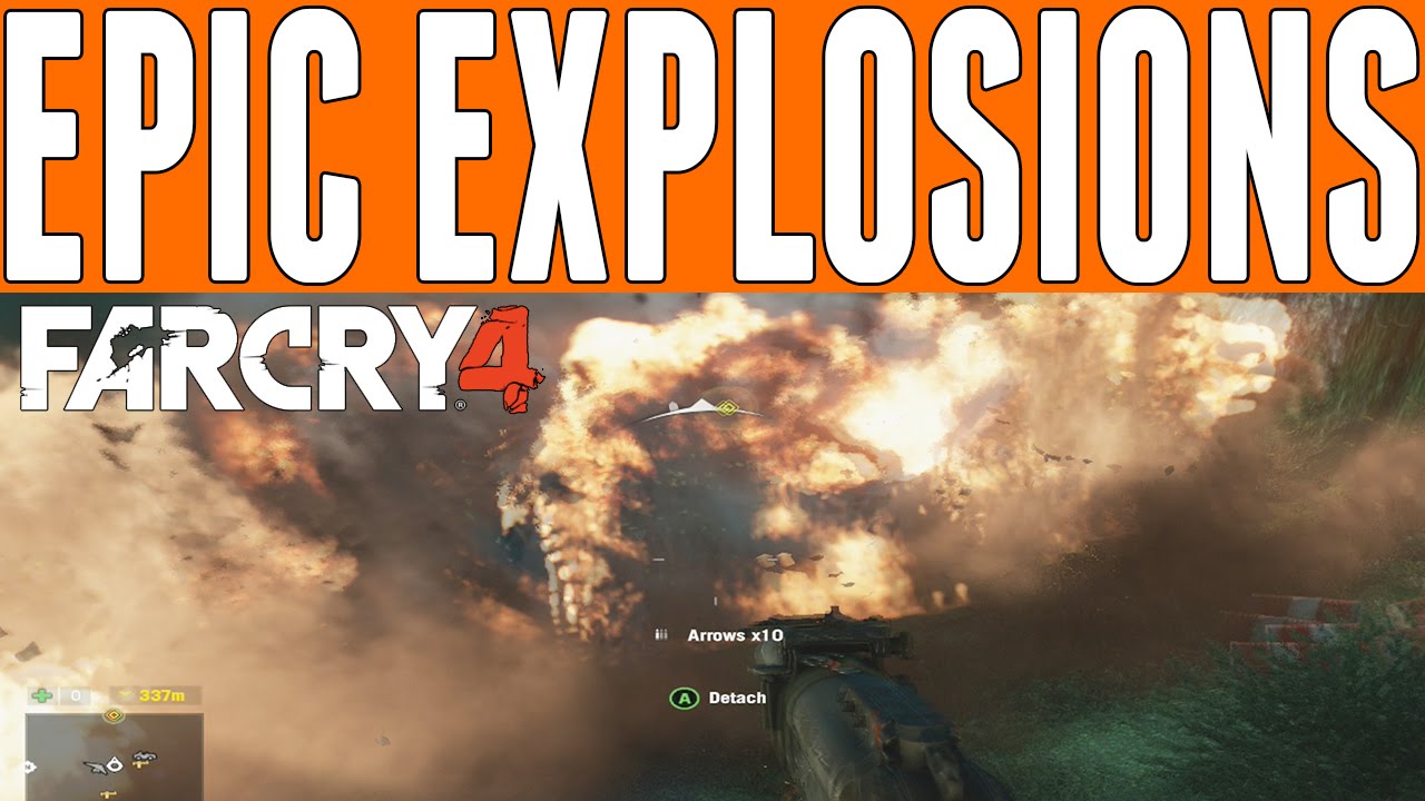 Far Cry 4 Custom Maps : Most Chained Explosions - Exploding Domino ...