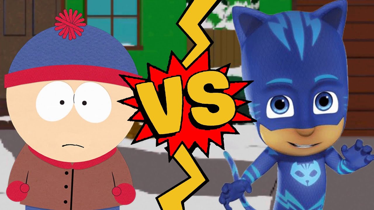 M.U.G.E.N Battles | Stan Marsh vs Catboy | South Park vs PJ Masks - YouTube