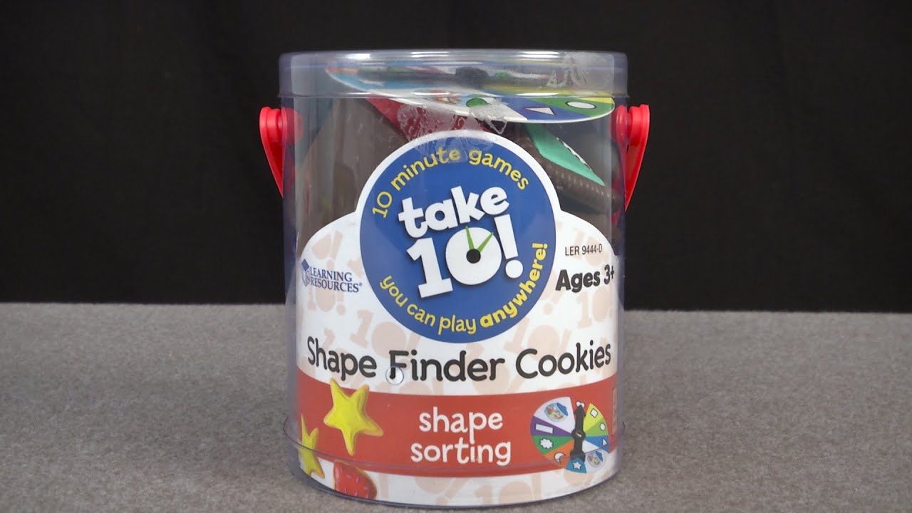 Take 10! Shape Finder Cookies Game from Learning Resources - YouTube