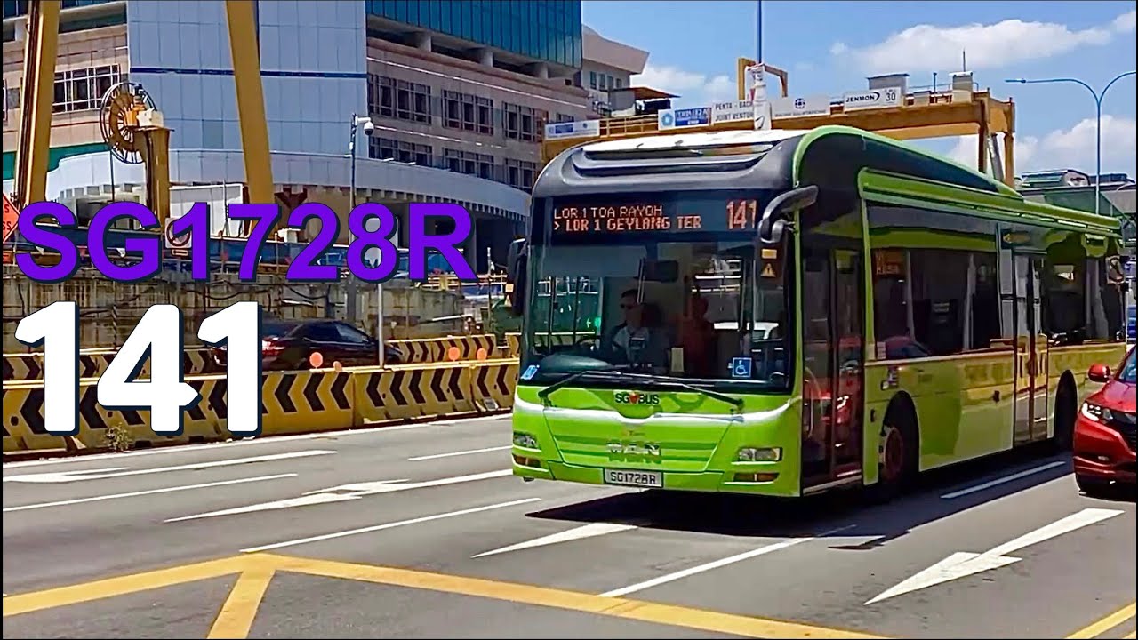 (RARE) Joyride - 🟢 SG1728R on SBS Transit Bus Service 141 [MAN A22 Euro ...
