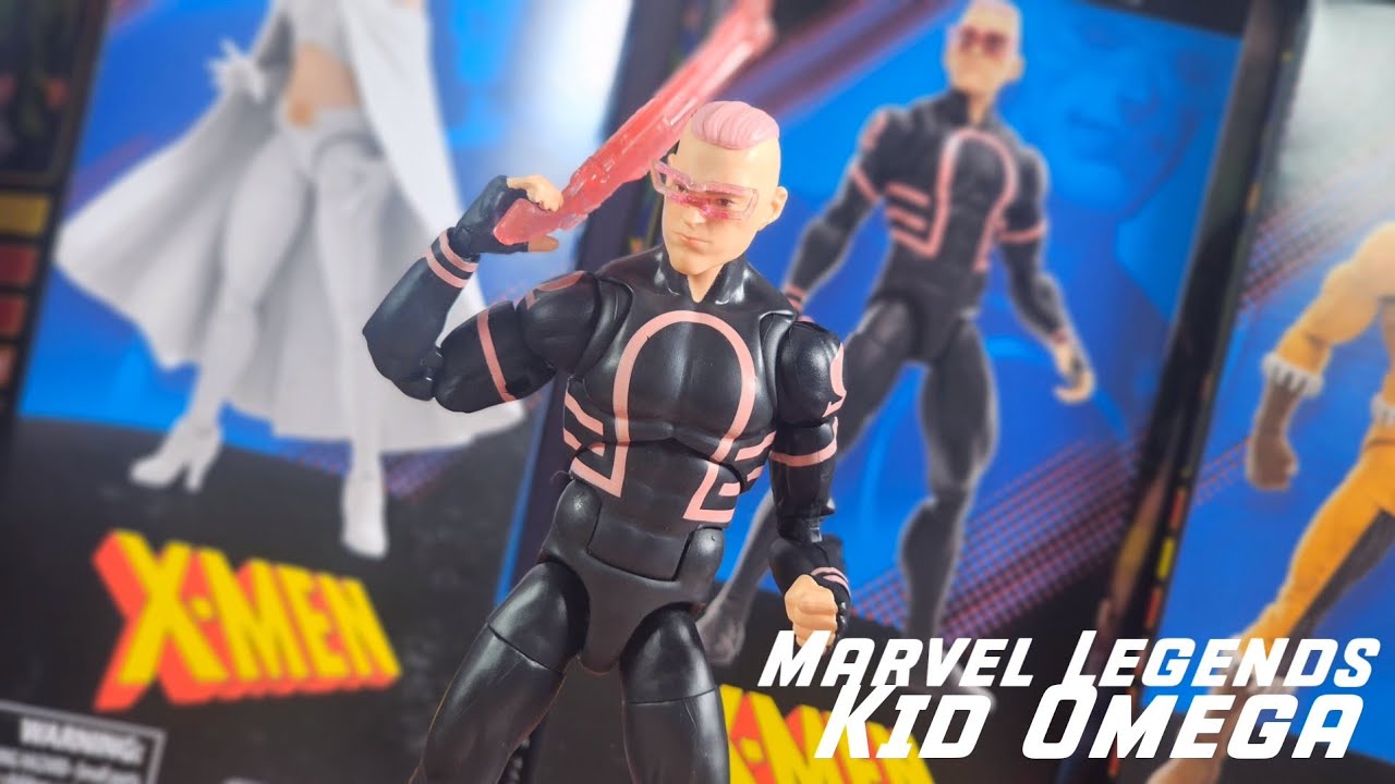 Marvel Legends Kid Omega Ch'od BAF Wave X-Men Action Figure Unboxing ...