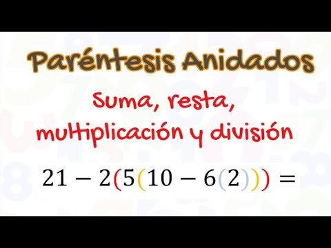 Paréntesis dentro de Paréntesis  Matemáticas - Paréntesis Anidados - Ejemplos