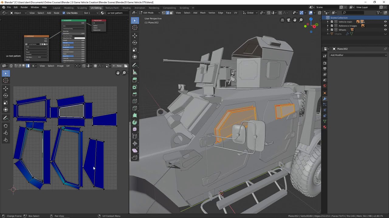 079 Smart UV Project and Optimizing the UV Map - YouTube