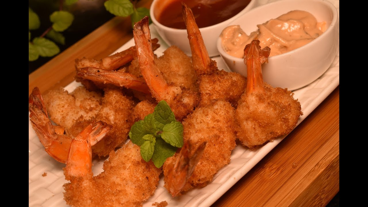 Prawn Pakora | Golden Fried Prawn | Crispy Shrimp Pakora - YouTube