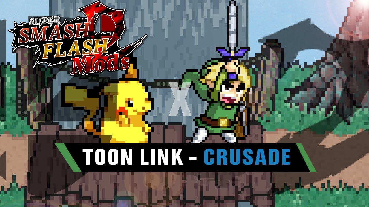 SSF2 Mods Gameplay Spotlight Showcase - Toon Link (Crusade)! - YouTube