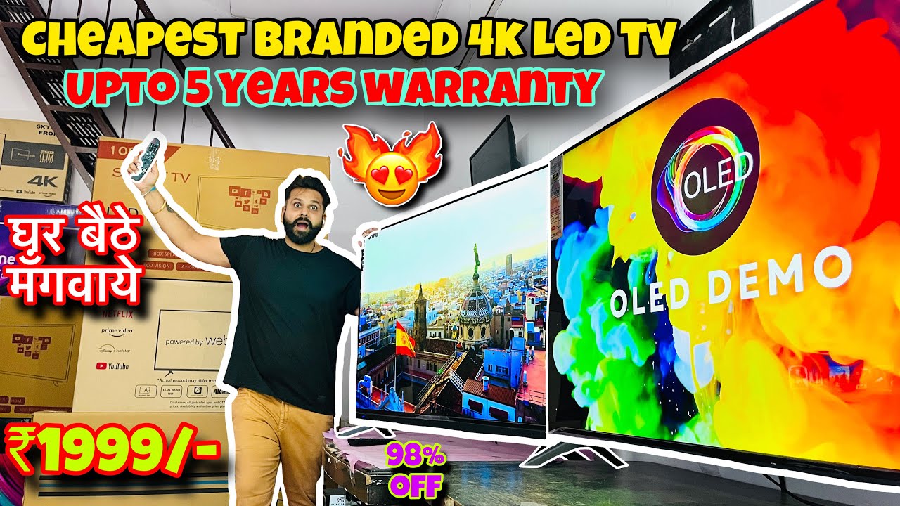 Cheapest 4k Smart Led tv market in Delhi | Cheapest Led Tv Market in ...