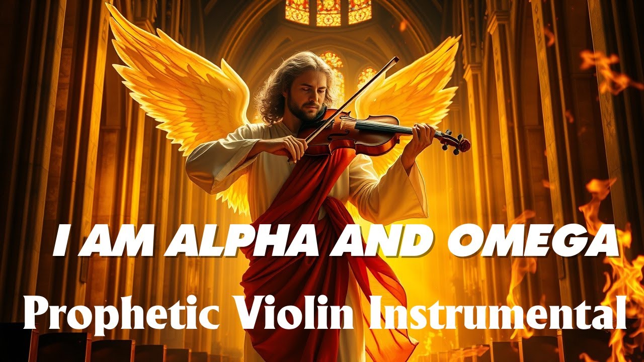 Prophetic Violin Worship | I AM ALPHA AND OMEGA | Background Worship ...