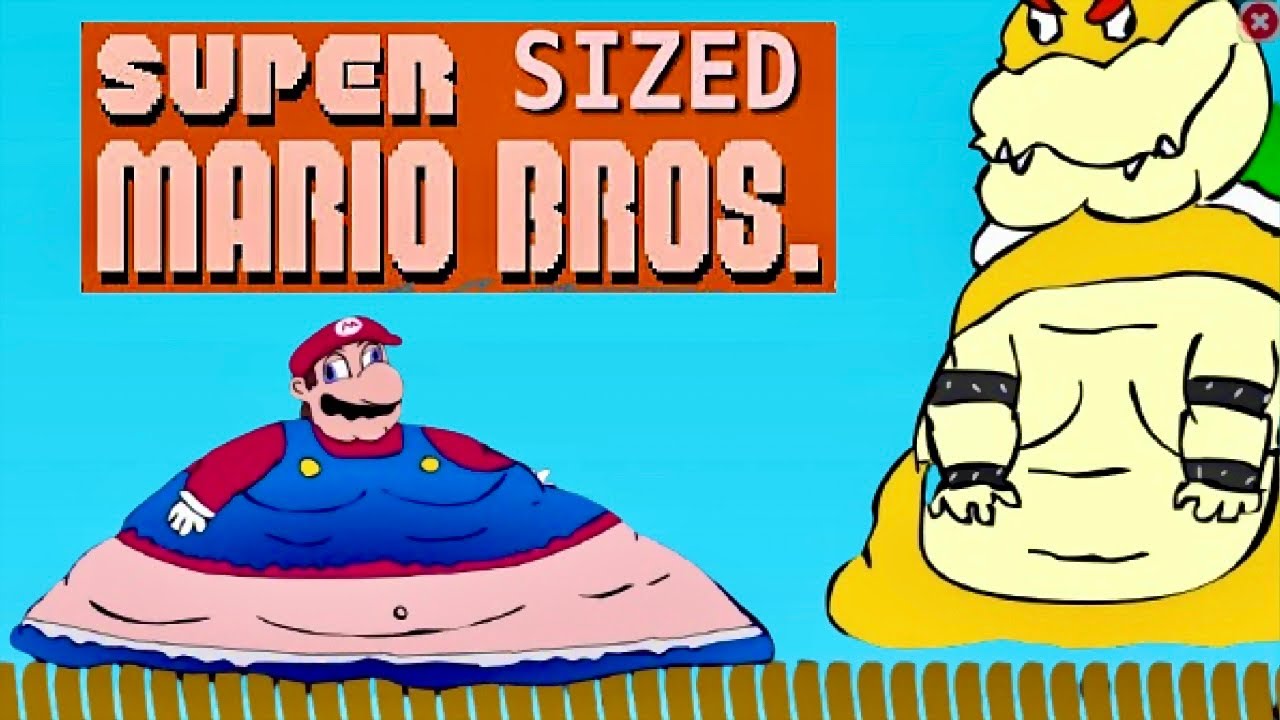Funniest Super Mario Game Ever Made! - Super Sized Mario Bros. - YouTube