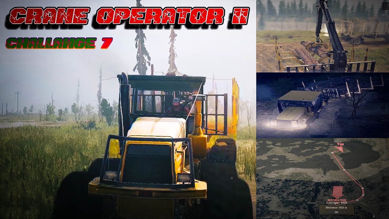 crane operator 2| MudRunner 7th | logitech g29 Gameplay - YouTube