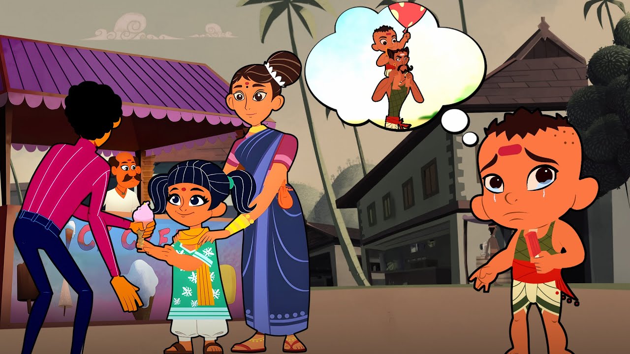 Kalari Kids - Mani Misses Dad Love | Cartoon for Kids | Hindi Kahaniya ...