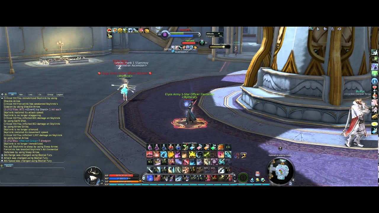 Aion PVP 4.9 Ranger VS SM - YouTube