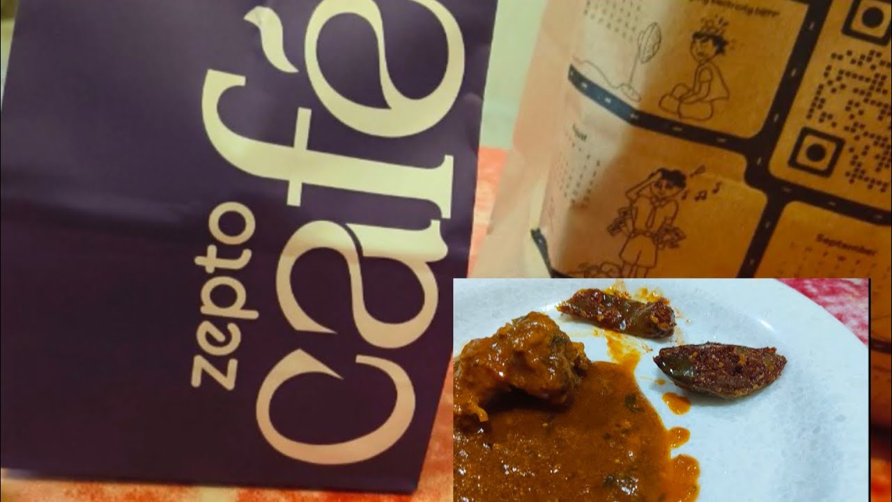 😲 zepto cold coffee !! chicken souce mango & chilli pickle !!! - YouTube