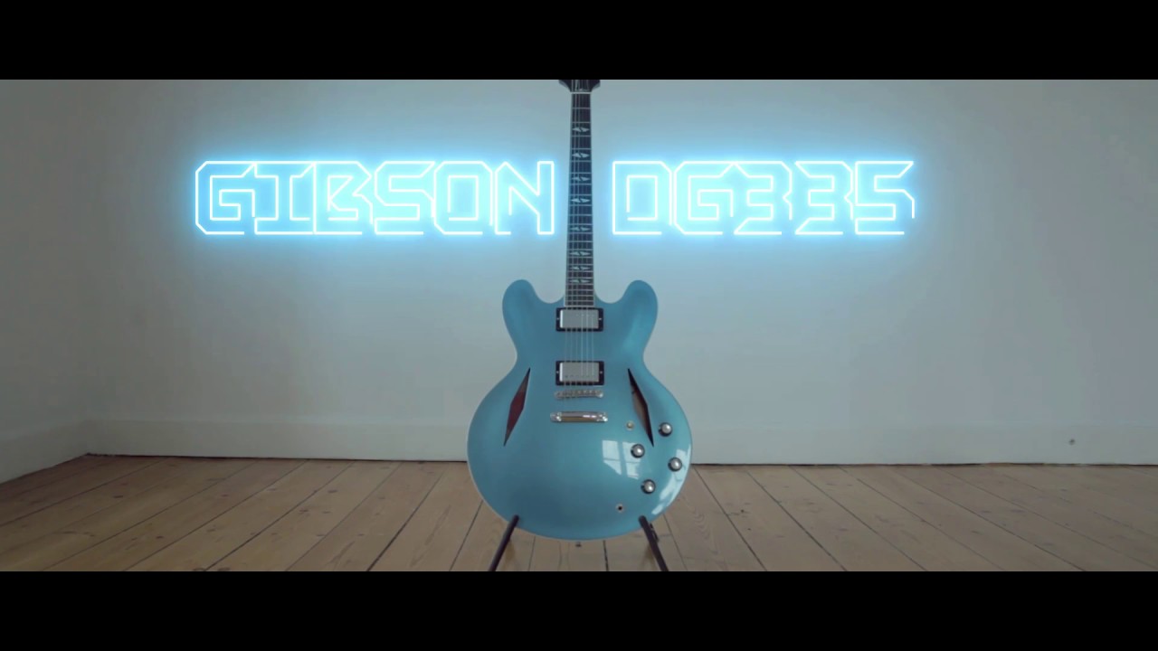 Gibson DG-335 Dave Grohl Signature Guitar Demo - YouTube