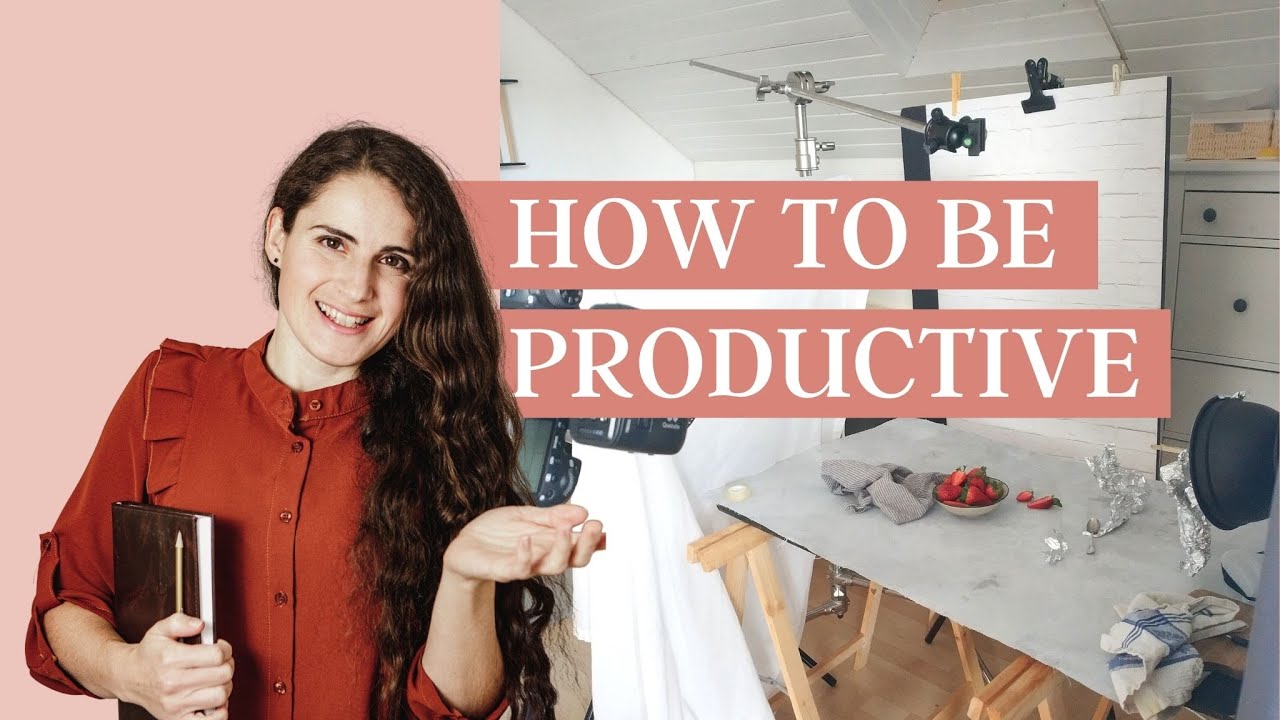 How to be more productive | Food Photography Tips - YouTube
