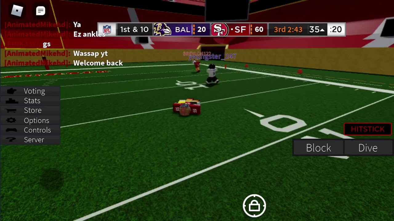 Mini gameplay (roblox football fusion) - YouTube