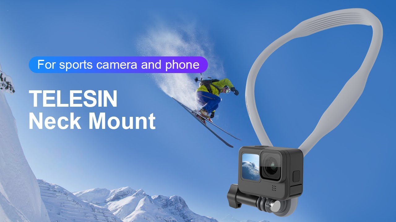 TELESIN Neck Mount Make Your Shooting Process Easier - YouTube
